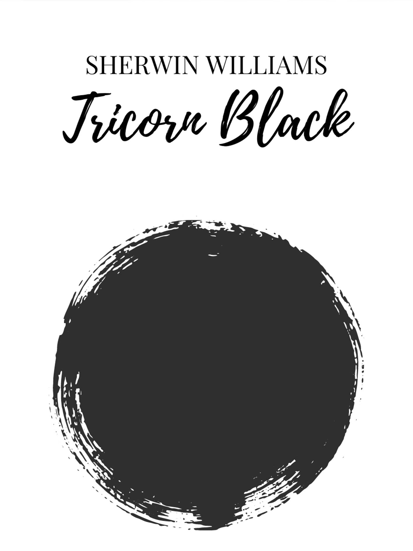Sherwin Williams Tricorn Black SW 6258 Color Review - NISH