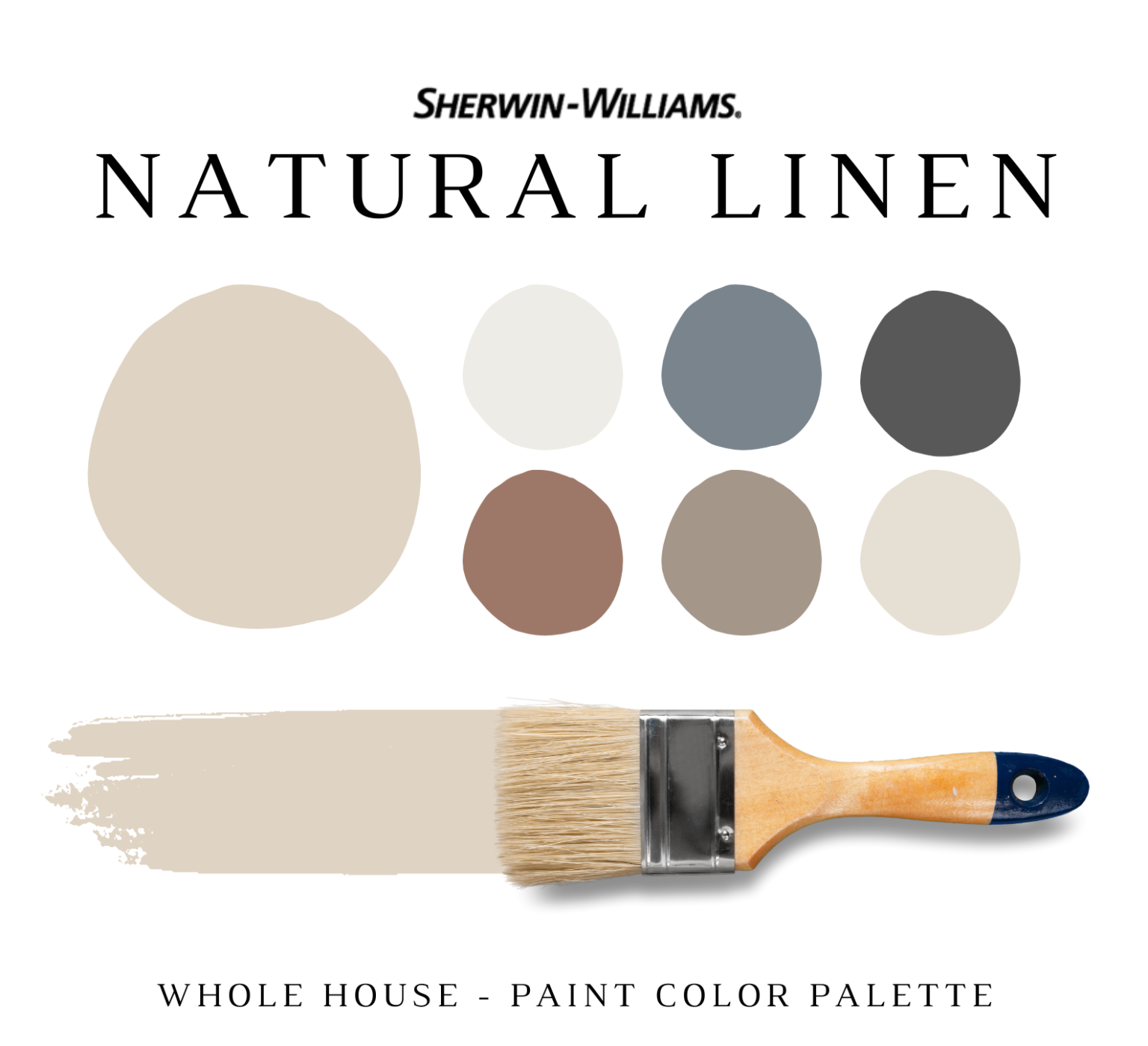 Sherwin Williams NATURAL LINEN Color Palette - NISH