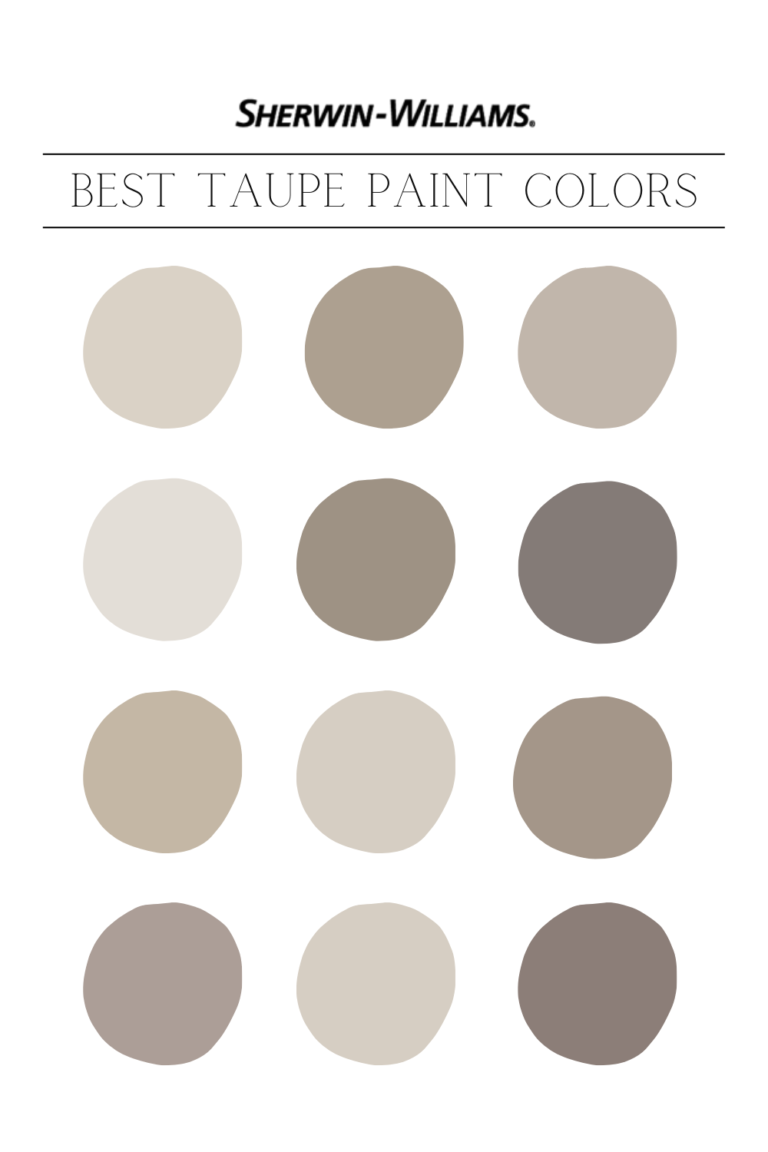 10 BEST Sherwin Williams TAUPE Paint Colors - NISH