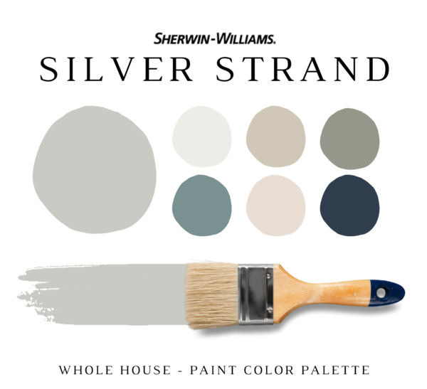 Sherwin Williams SILVER STRAND Color Palette - NISH