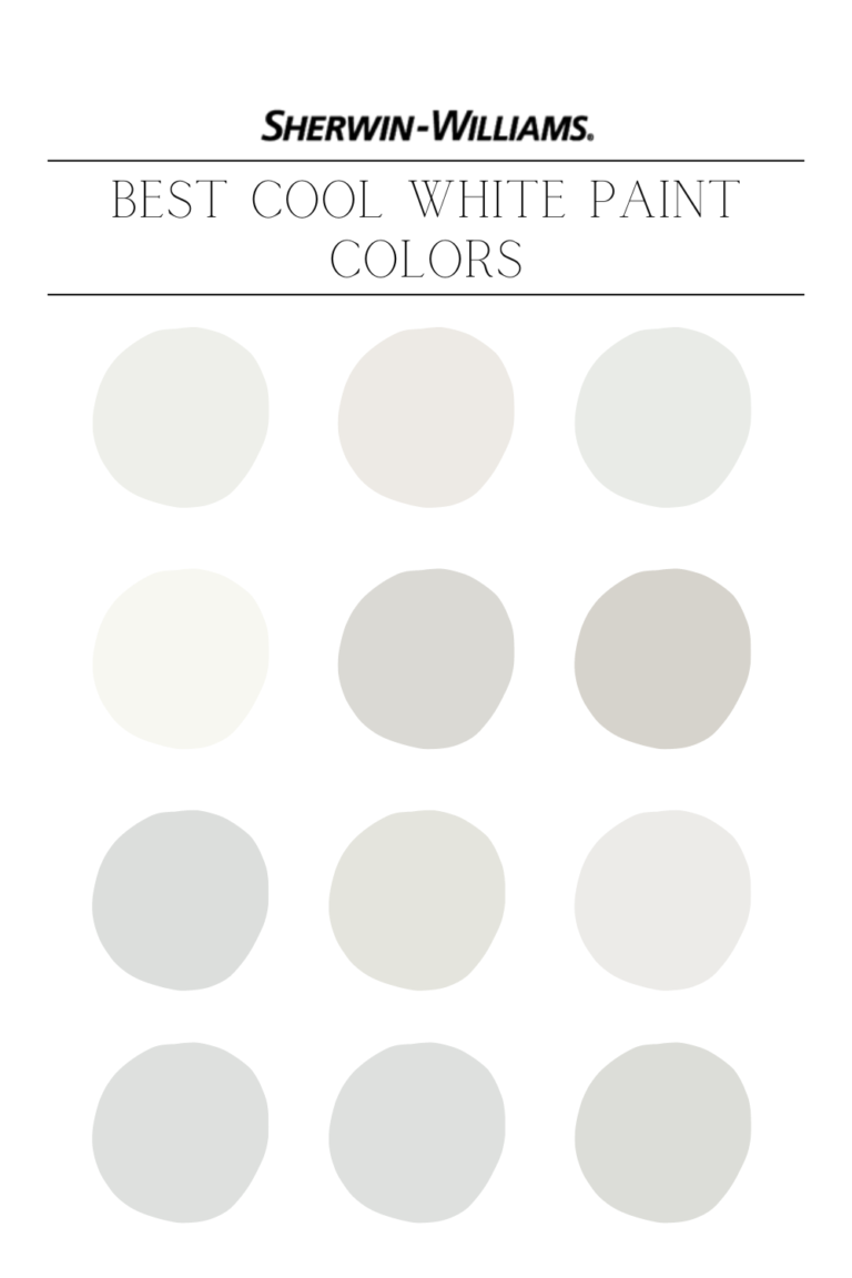 10 Best COOL WHITE Paint Colors By Sherwin Williams - NISH