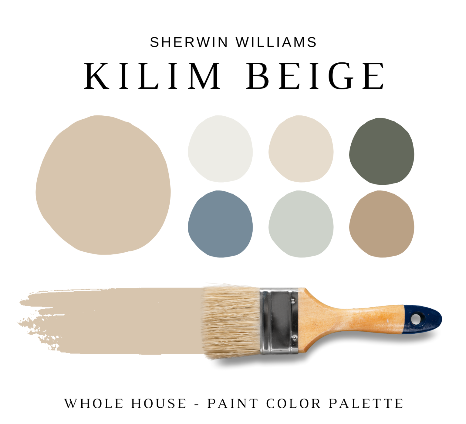 Sherwin Williams KILIM BEIGE Color Palette - NISH