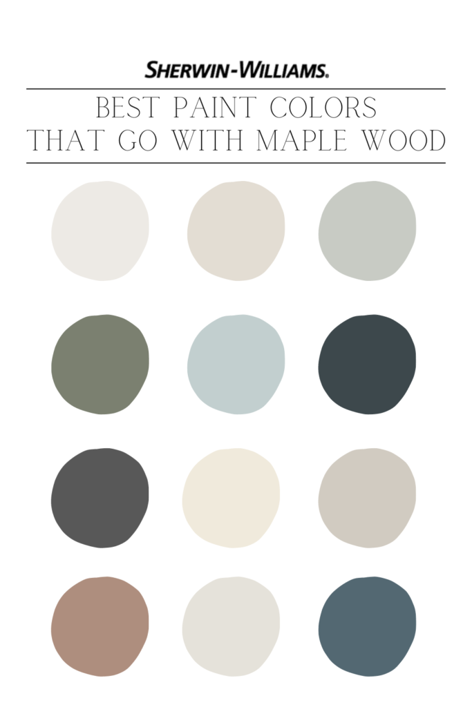 10 BEST Sherwin Williams Paint Colors That Go With Maple Wood - NISH