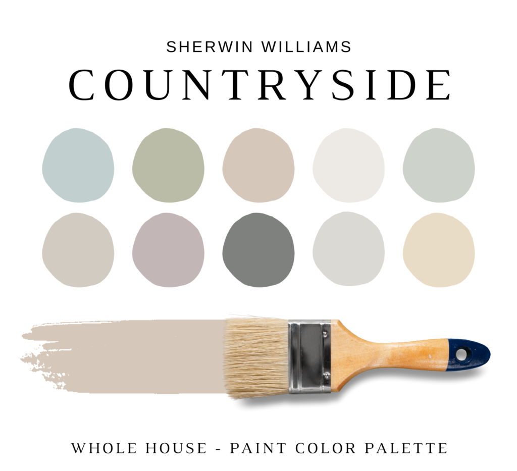 Sherwin Williams FRENCH COUNTRY Color Palette - NISH