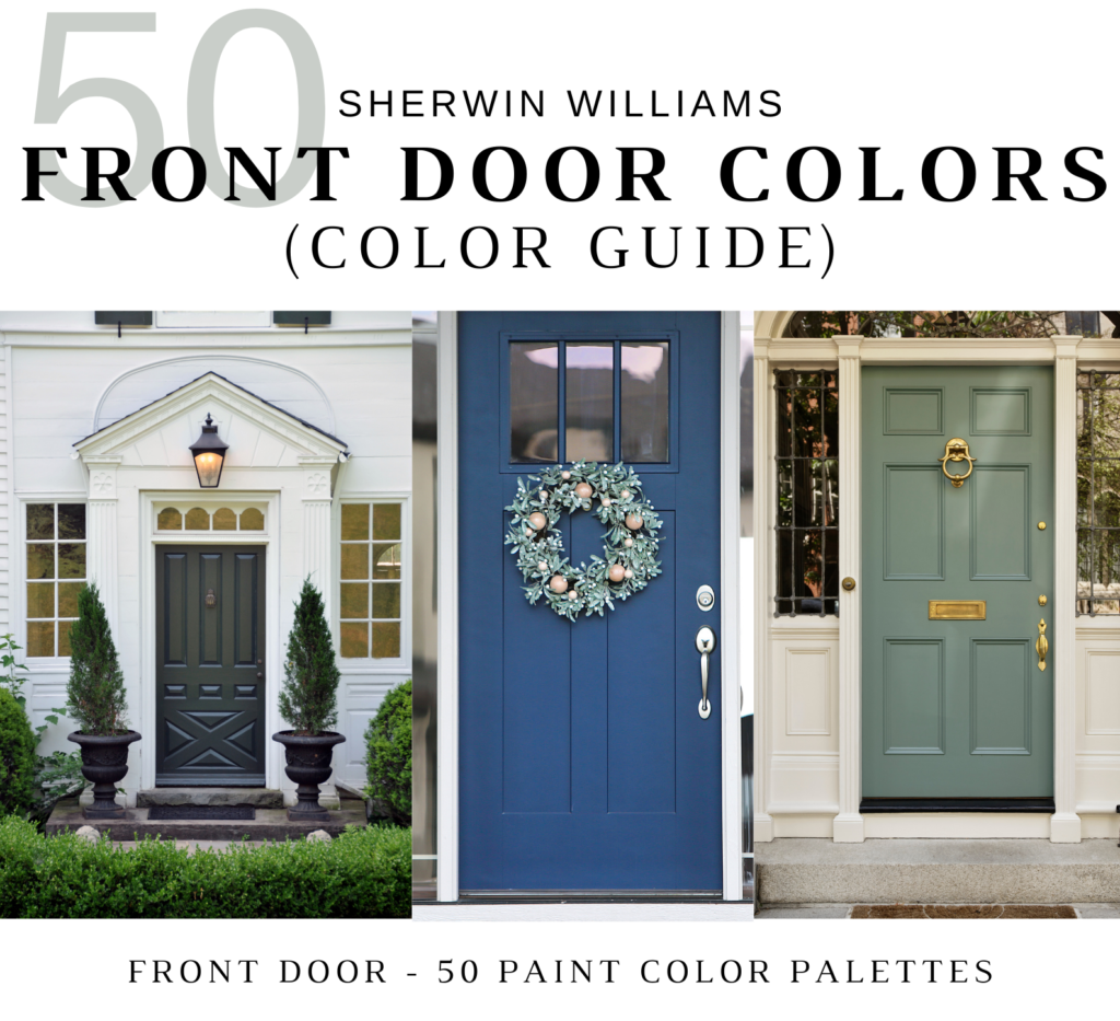 Sherwin Williams FRONT DOOR Color Palette - NISH