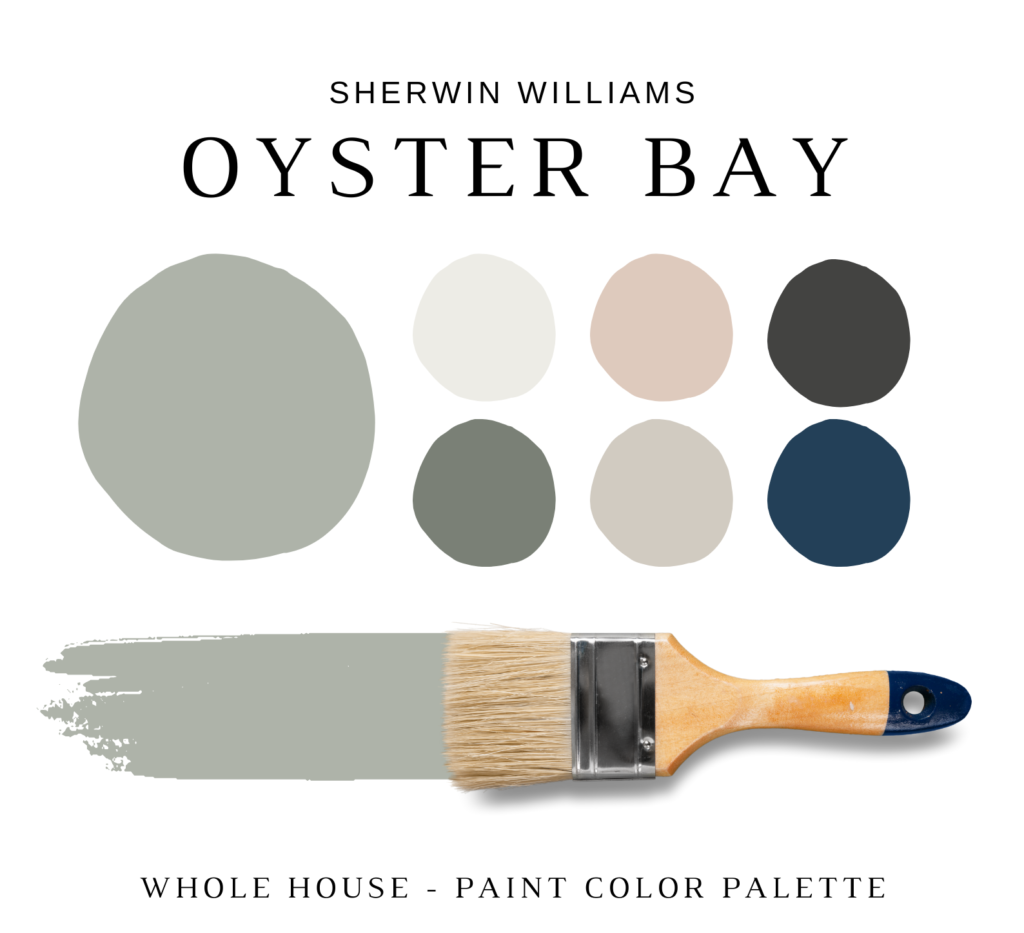 Sherwin Williams OYSTER BAY Color Palette - NISH