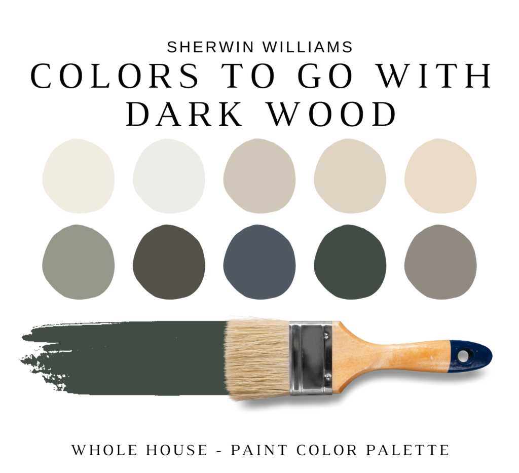 Sherwin Williams DARK HARDWOOD Color Palette - NISH