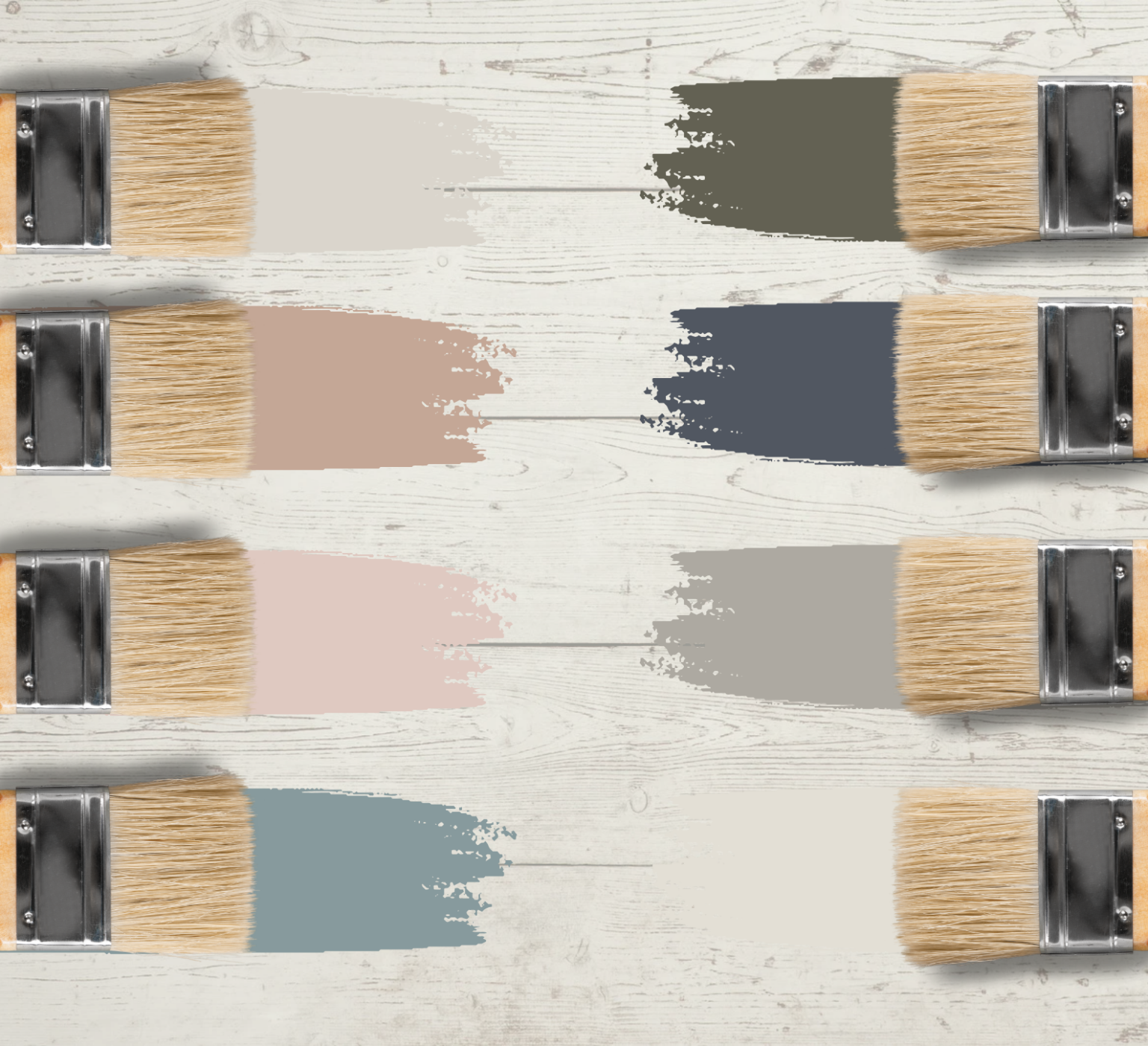 Benjamin Moore BALBOA MIST Color Palette - NISH