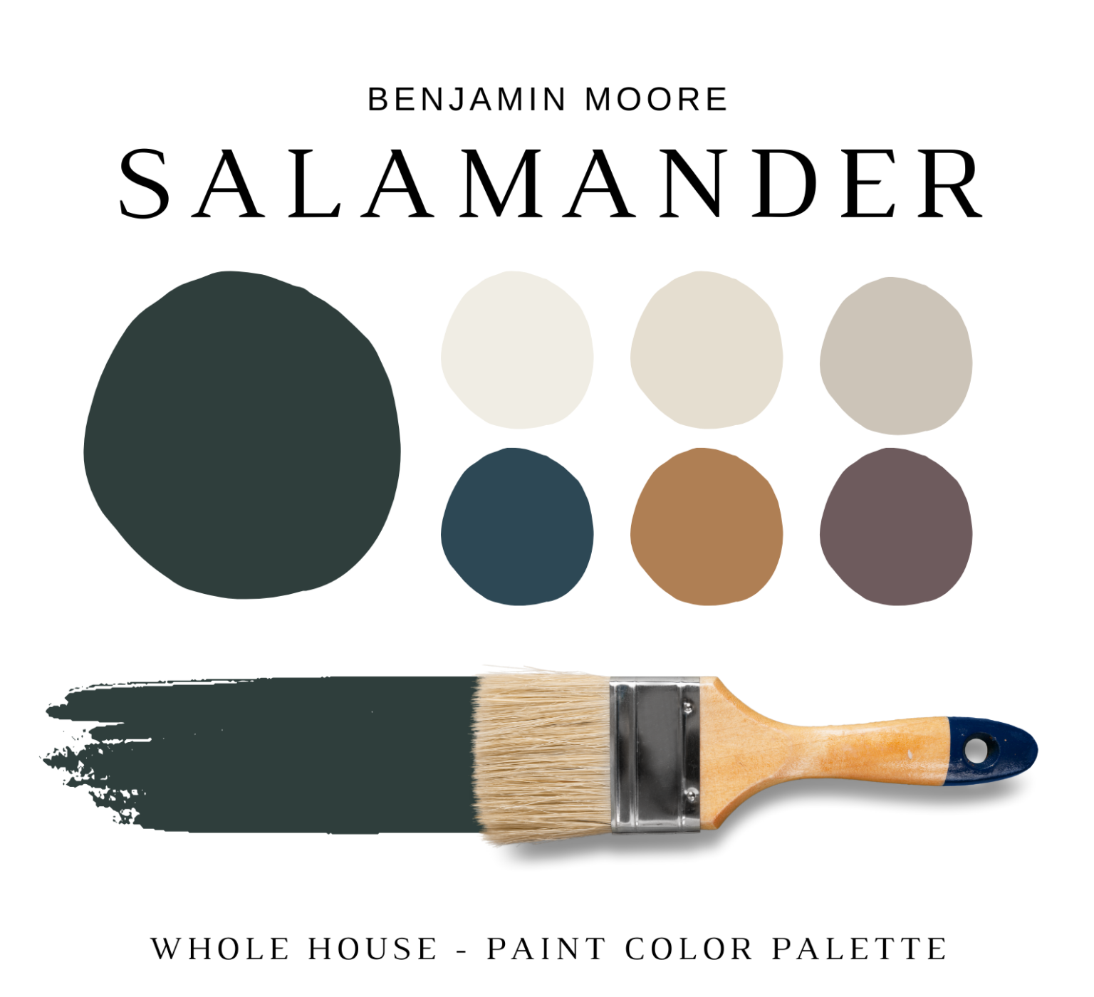 Benjamin Moore SALAMANDER Color Palette - NISH
