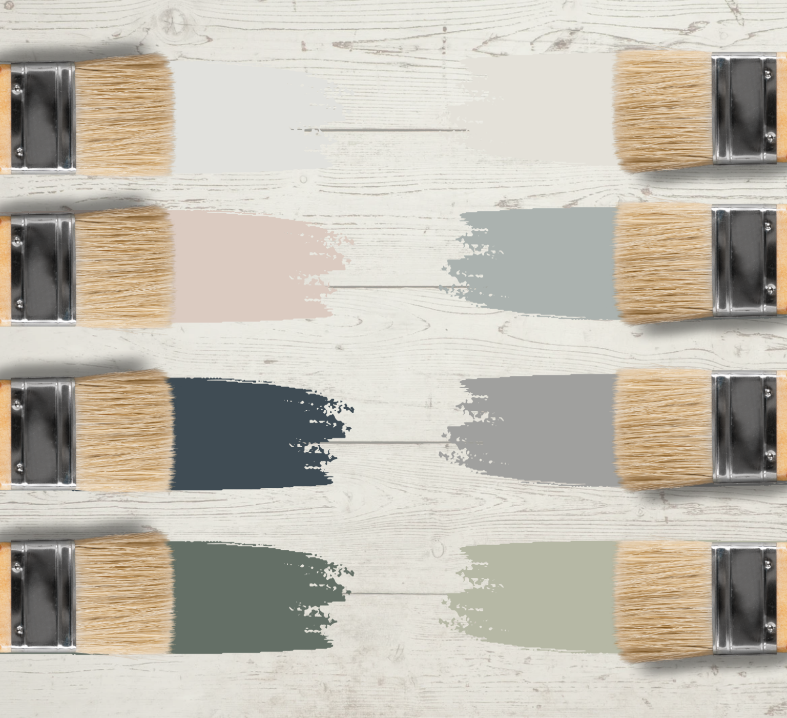 Benjamin Moore PAPER WHITE Color Palette - NISH