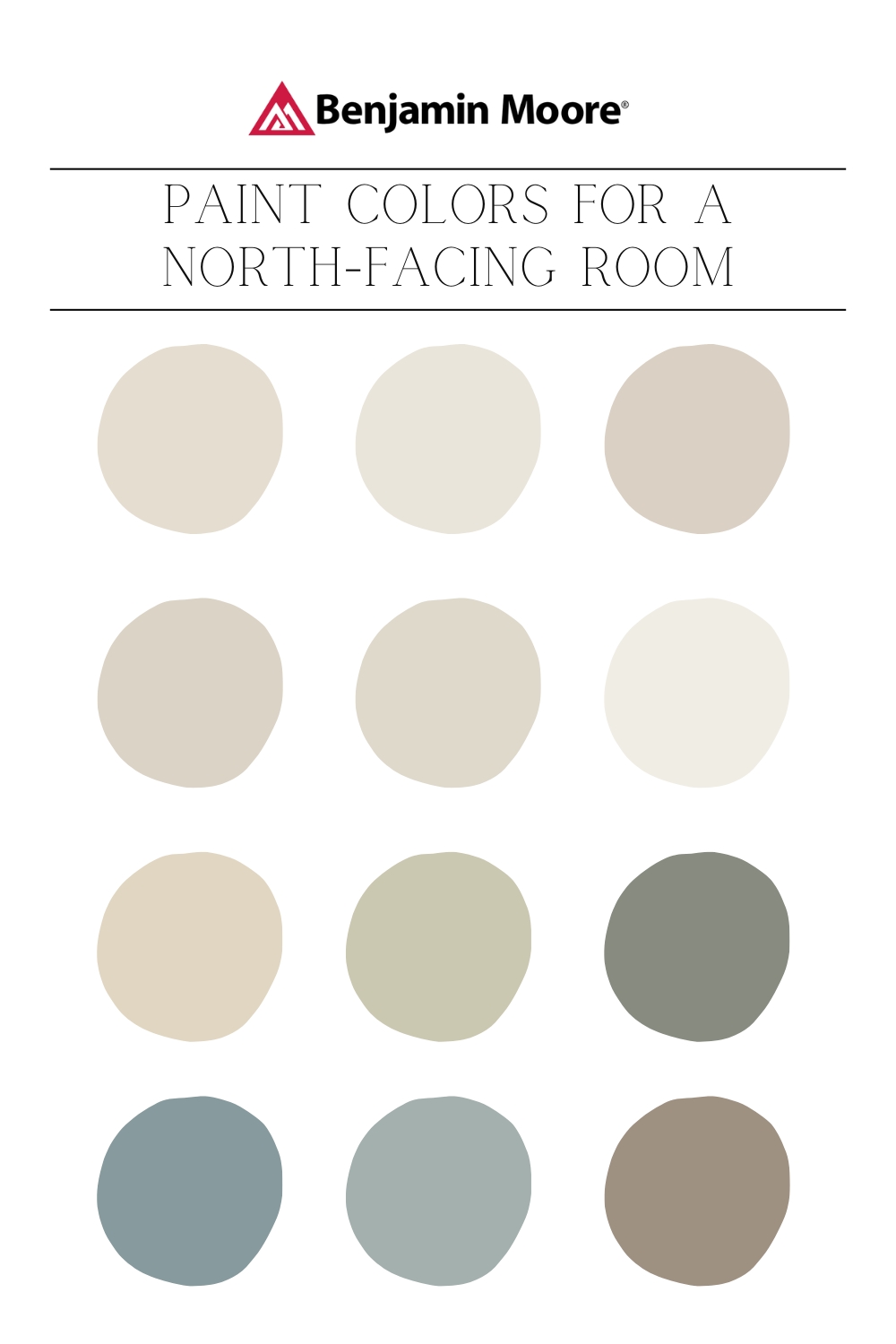 12 BEST Benjamin Moore Paint Colors For a North-Facing Room - NISH
