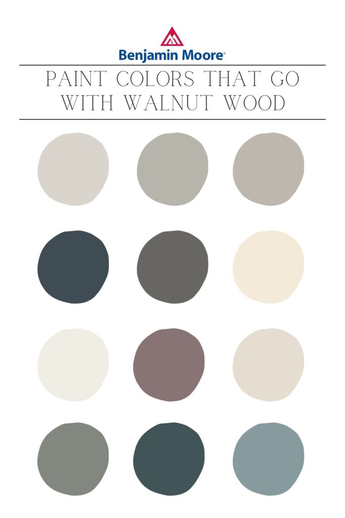 12 BEST Benjamin Moore Paint Colors That Go With Walnut Wood - NISH