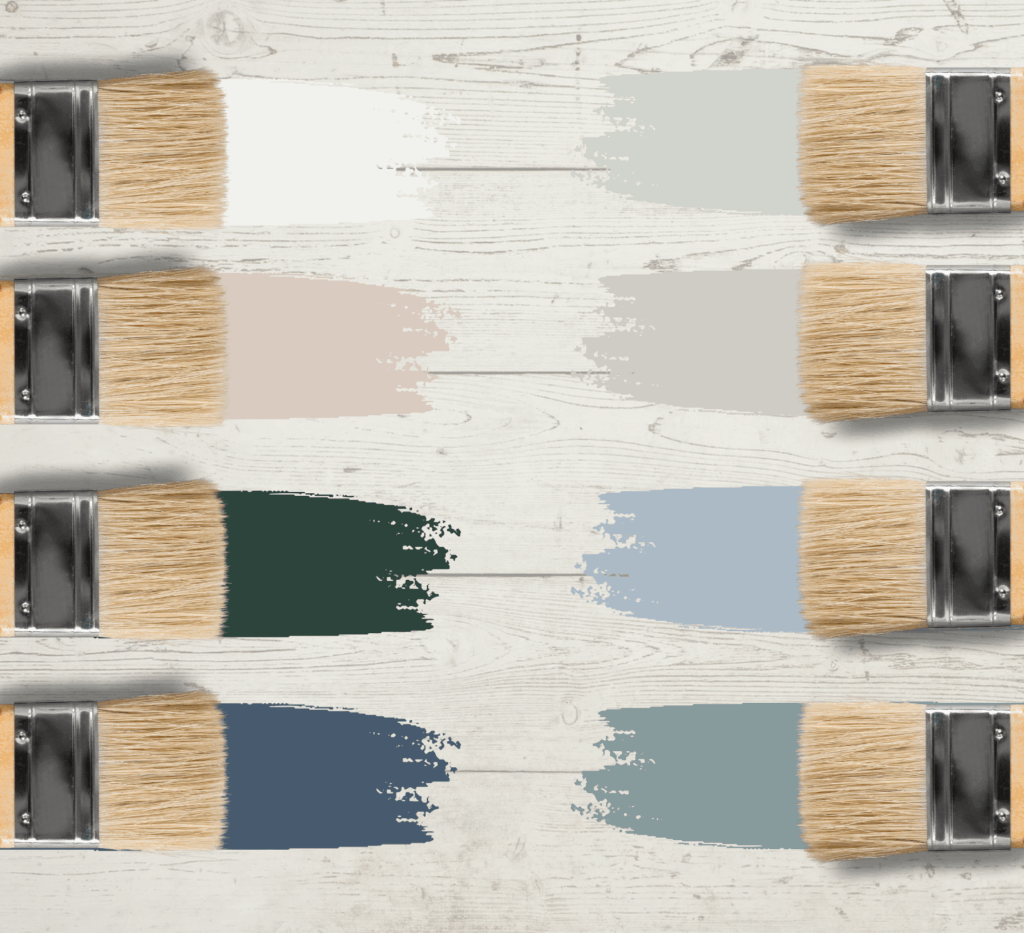 Benjamin Moore SUPER WHITE Color Palette - NISH